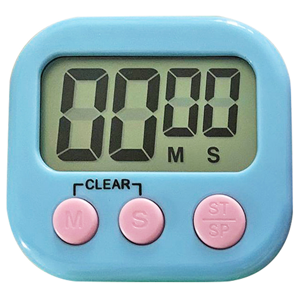 LCD Electronic Timer Magnetic Countdown Alarm Stopwatch with Stand for ...