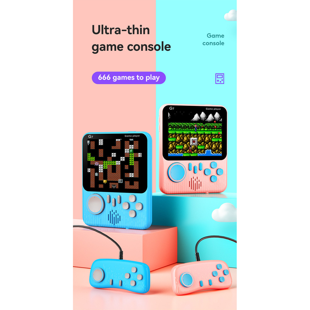 Handheld Game Console Ultra-Thin G7 Game Console Portable Retro ...