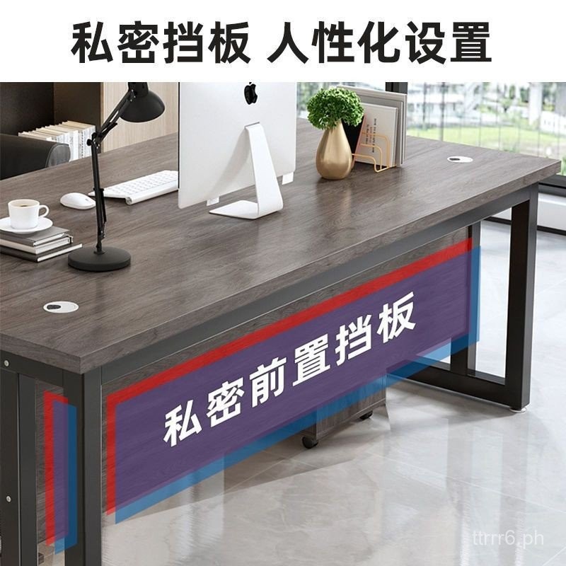 Simple Boss Desk Office Table and Chair Combination Executive Desk ...
