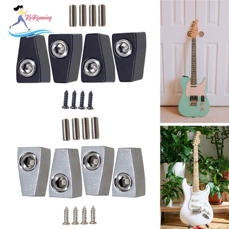 [Whweight] 4 Pieces Guitar String Locking Nut with Replaces Brass Block ...