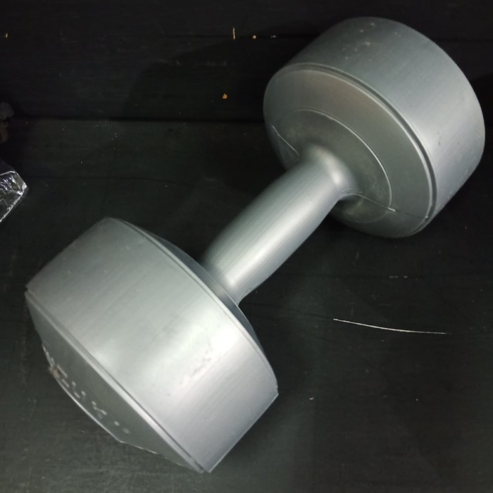 Barbell DUMBLE DUMBBELL BARBELL DUMBEL PLASTIC SAND 4KG 4 KG ALREADY ...