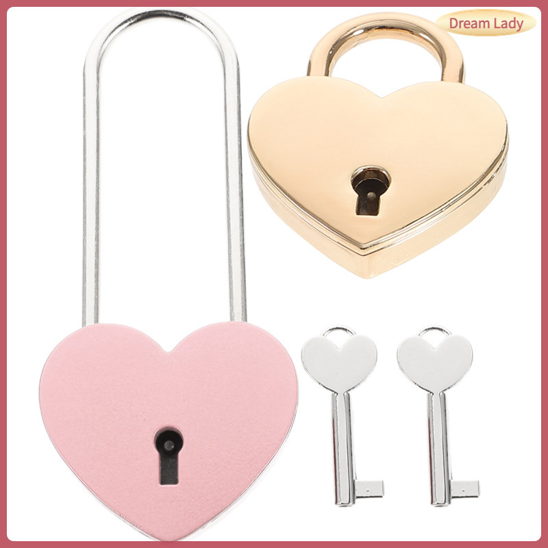 Suitcases Heart Love Lock Anniversary Small Rhinestones Padlock Couple ...