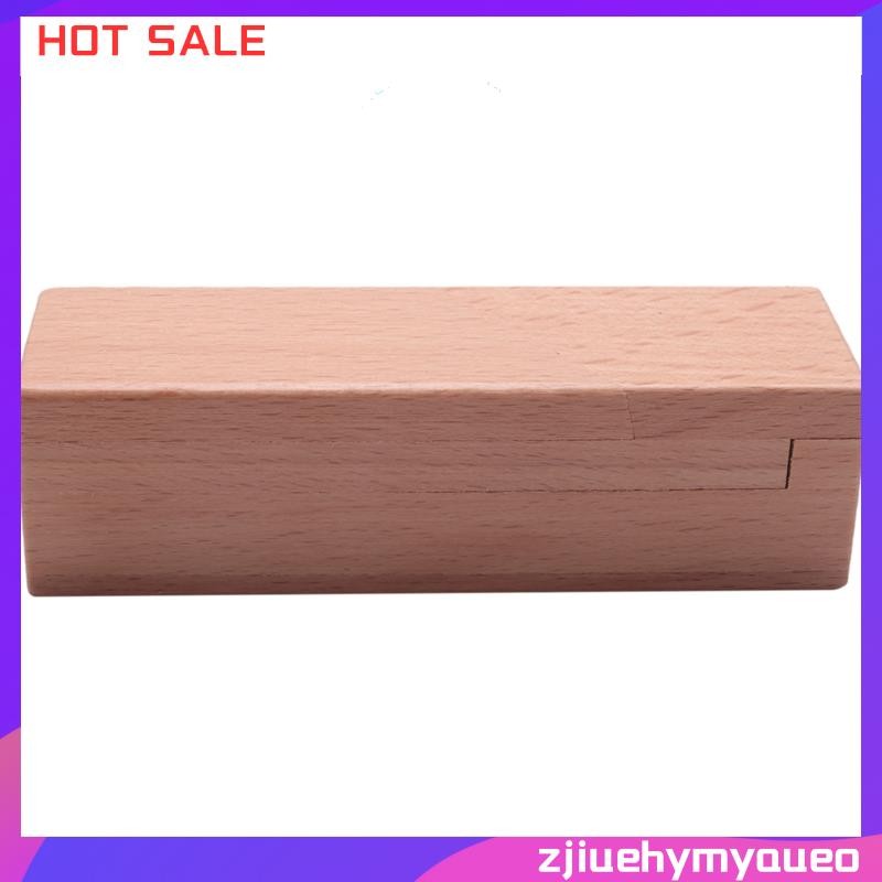 Wooden Brain Teaser Secret Opening Puzzle Box Magic Mysterious Box Gift ...