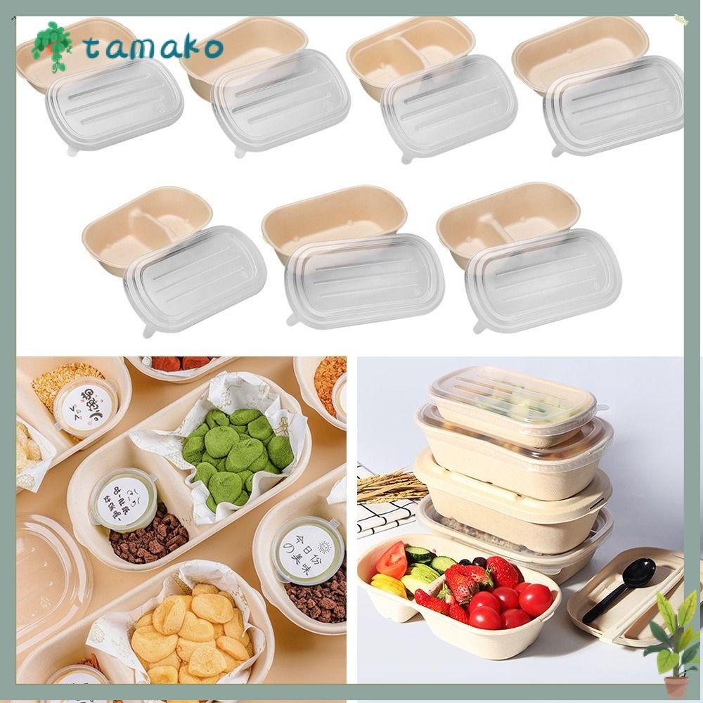 TAMAKO Light Food Box, Paper Fitness Disposable Packing, Thick Bento ...