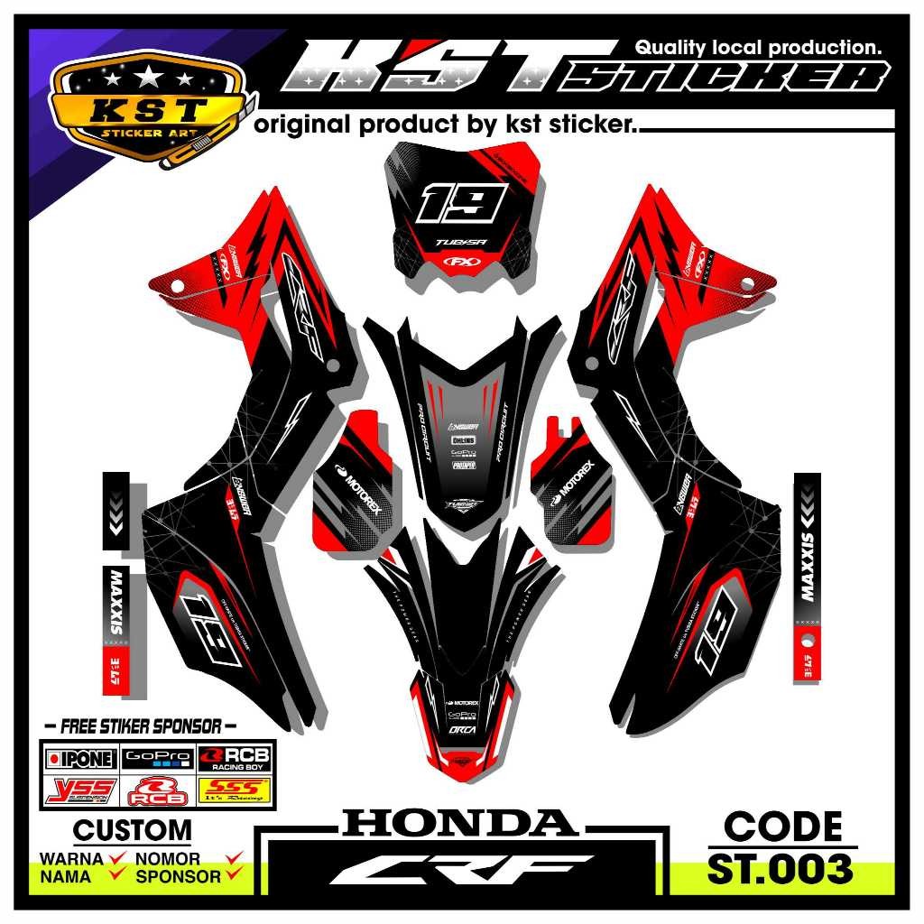 Crf 150 L Full Body Decal - Honda Crf 150 L Decal Sticker | Shopee ...