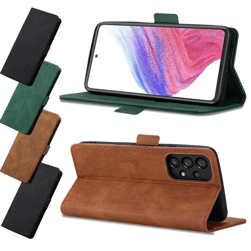 For Samsung Galaxy A53 5G Case Flip Book Type Leather Leather Case ...