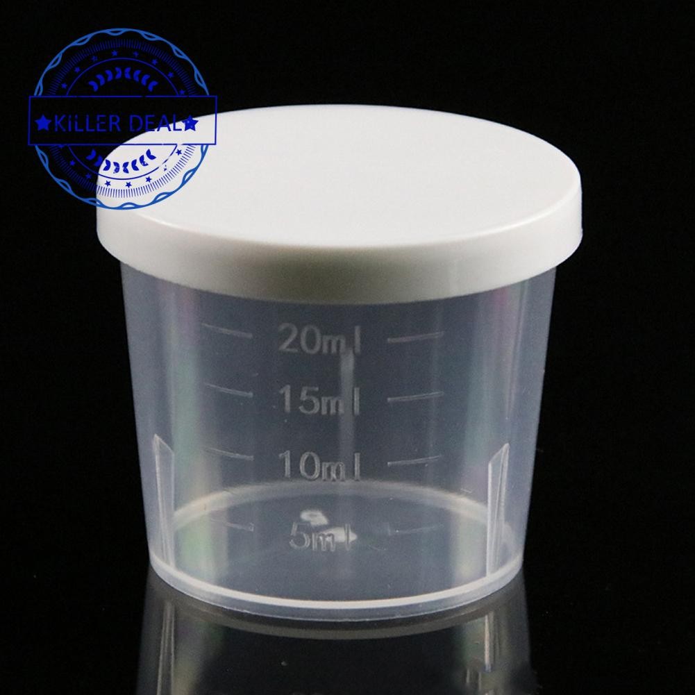 Medicine Medication Plastic Measure Guided Measuring Cup 20/30/50ml Pot ...