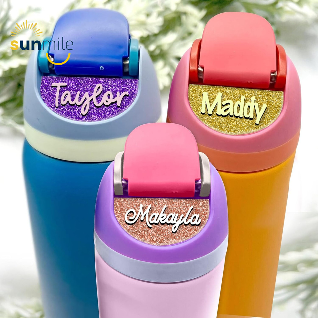 Personalized Name Plate for Owala Water Bottle Sparkling 24oz 32oz 40oz ...