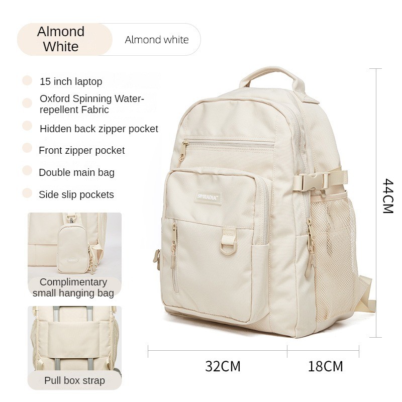 backpack woman Korean style Waterproof large backpack weekender short ...