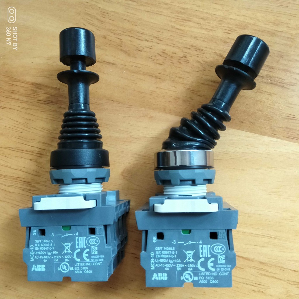 ABB joystick cross rocker switch MJS11-40B/60B hold type with self-locking/MJS12-40B/60B ...