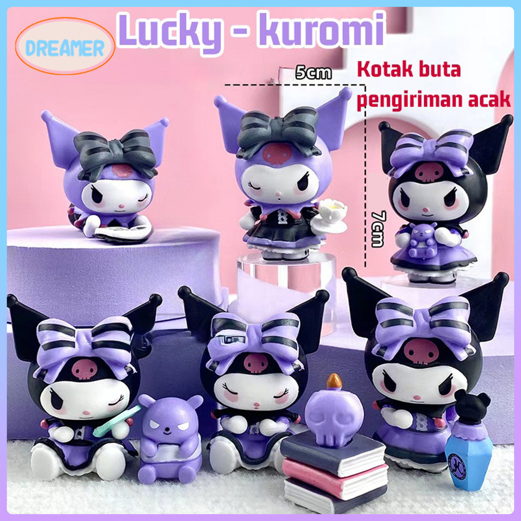 Mystery Box Kuromi 1 Pcs Sanrio Blind Box Set Blind Box Kuromi Kuromi ...