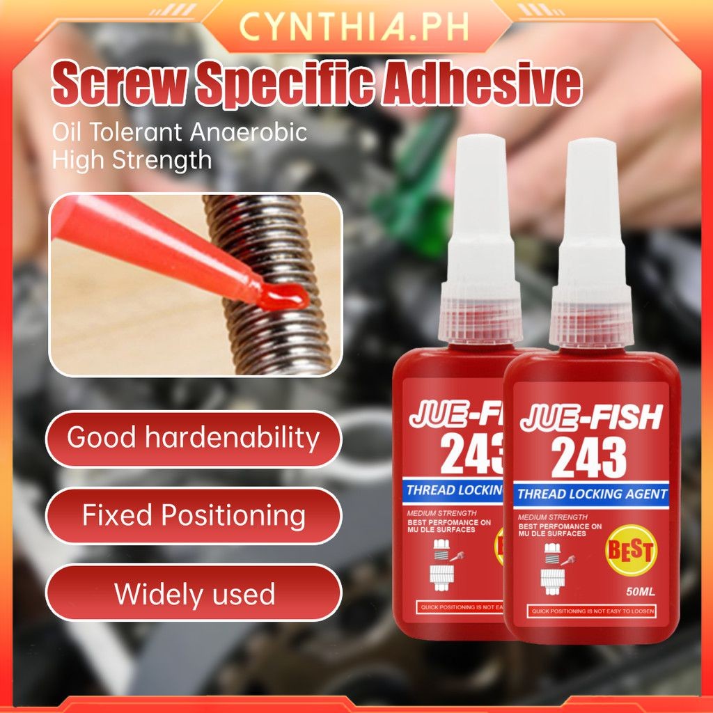 Jue-fish243 Threadlocker Thread Adhesive Sealant Lock Glue Screw Bolt ...