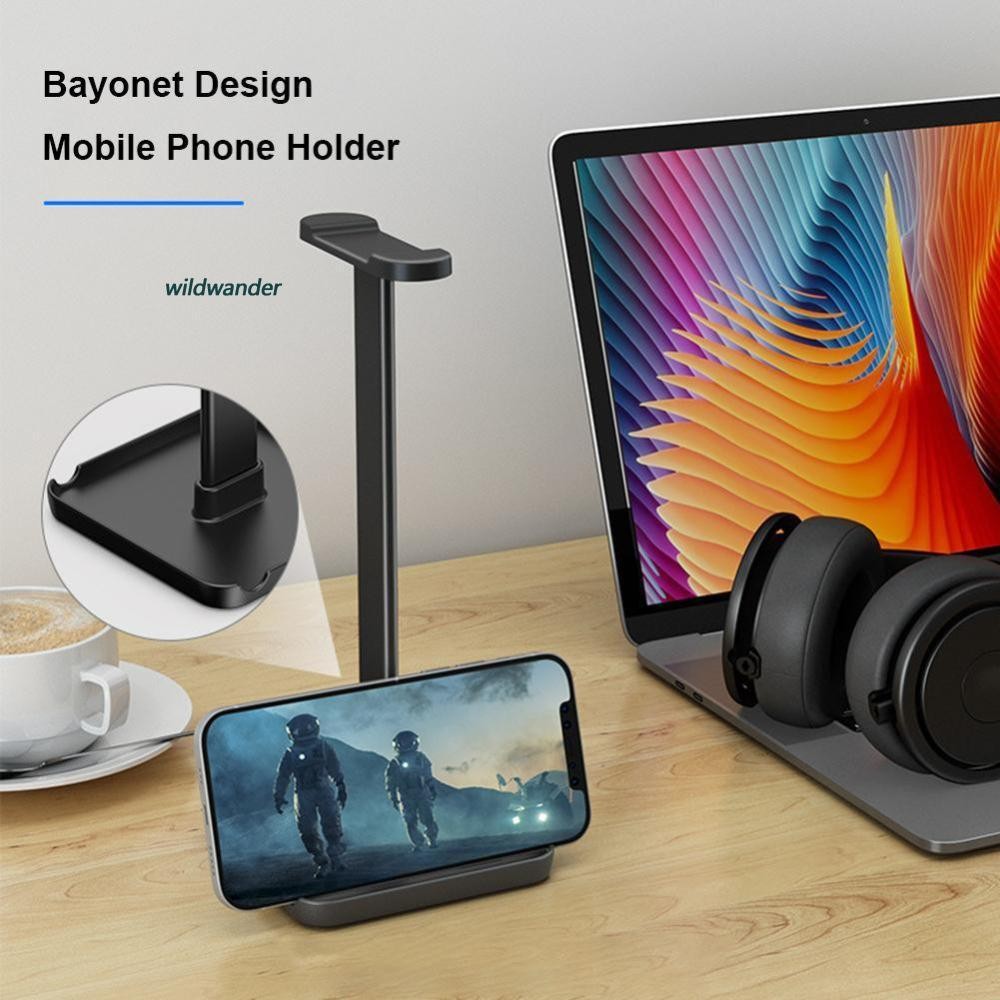 Desk Gaming Headset Holder Universal Curved Support for Logitech/Lenovo ...
