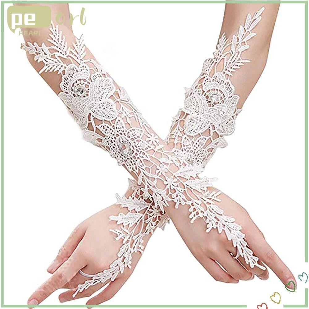 PEALIR Evening Party Gloves Women Girls Cosplay Party Stage Gloves ...