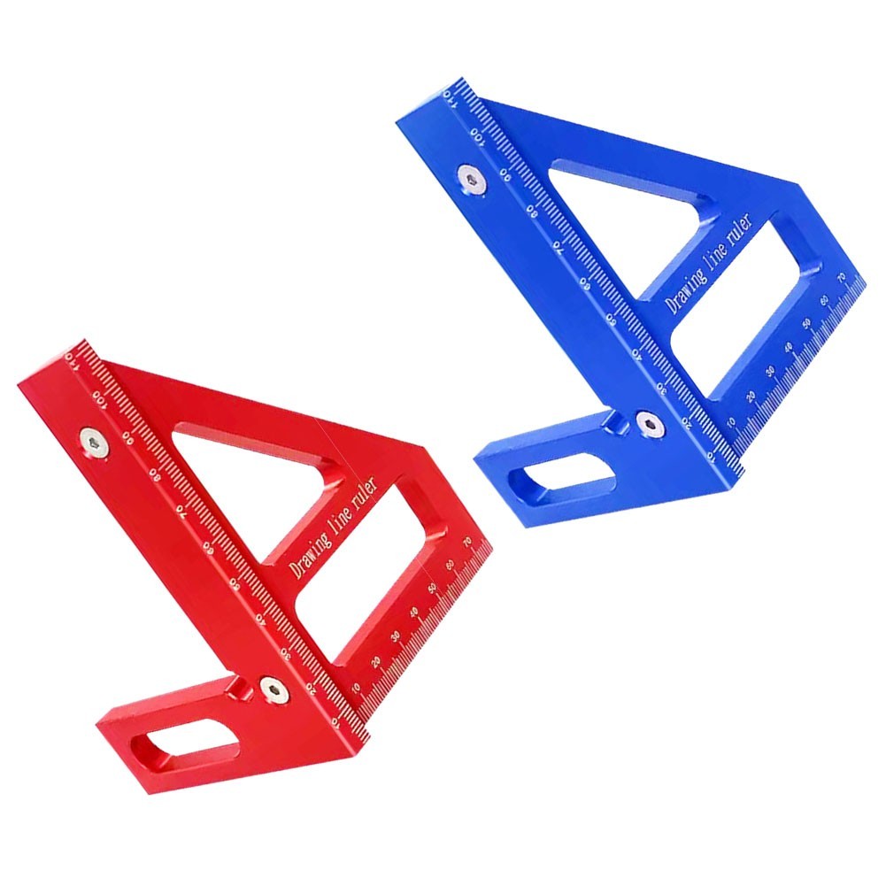 45/90 Degree Square Line Ruler Reduce Error Simple Operation For ...