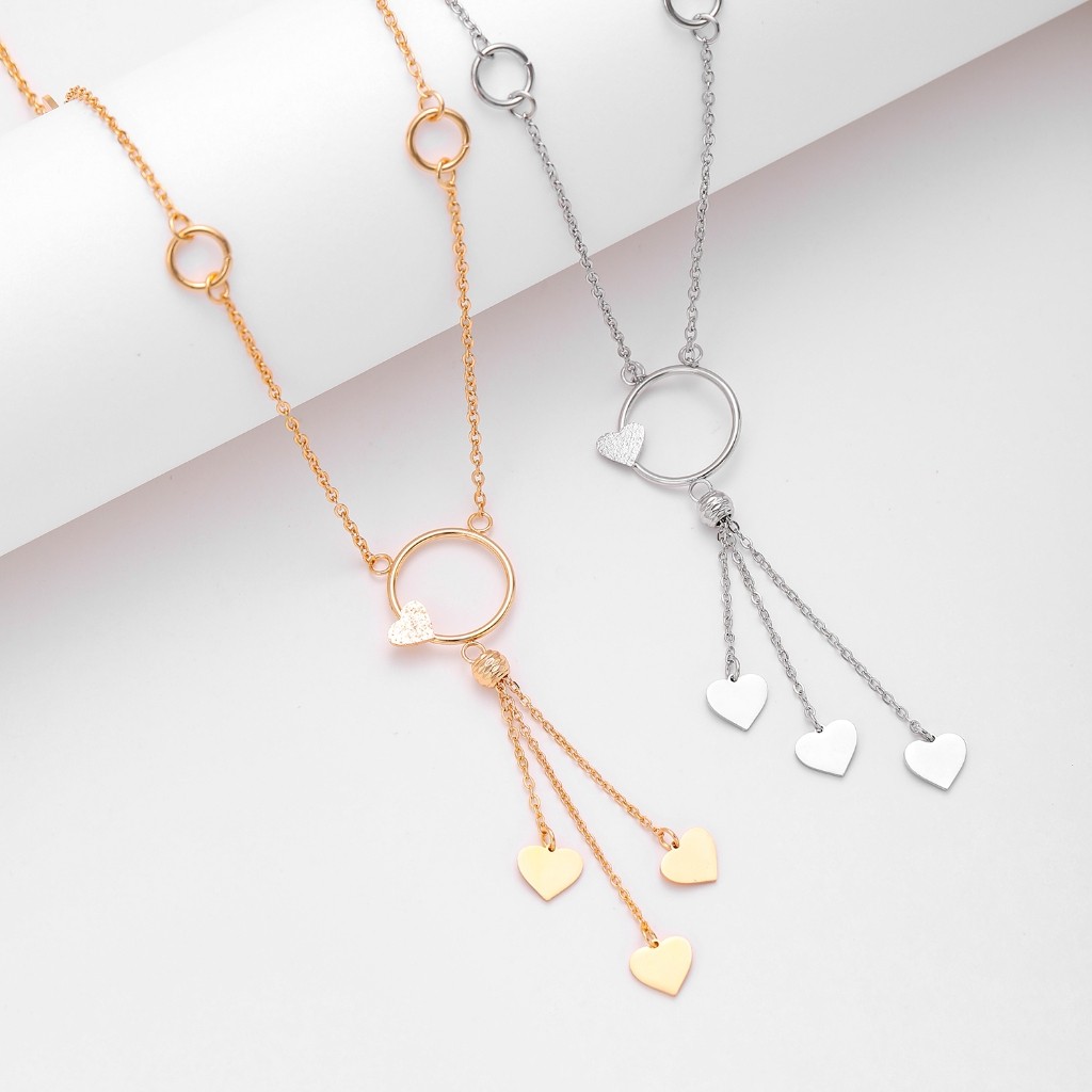 Lavish Jewelry 539N Genuine Long Light and Anti-Fade Titanium Necklace ...