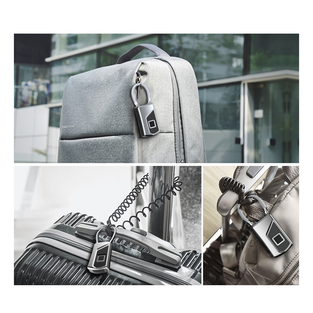 Intelligent Fingerprint Lock Keyless Drawer Safety Lock Waterproof USB ...