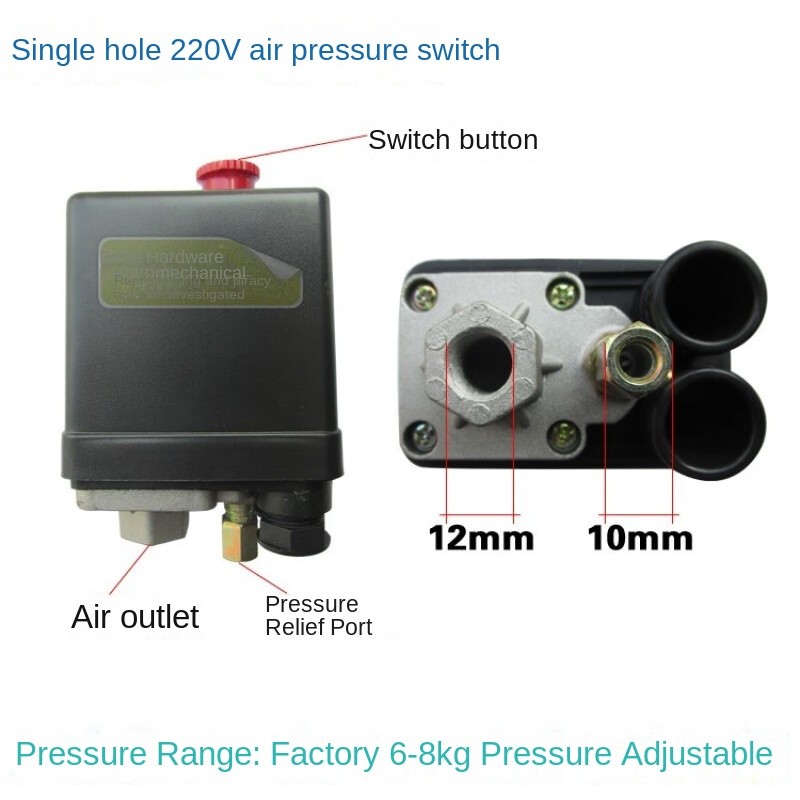 EXJ0 Pump Accessories Air Compressor Air Pressure Auto Switch Pressure ...