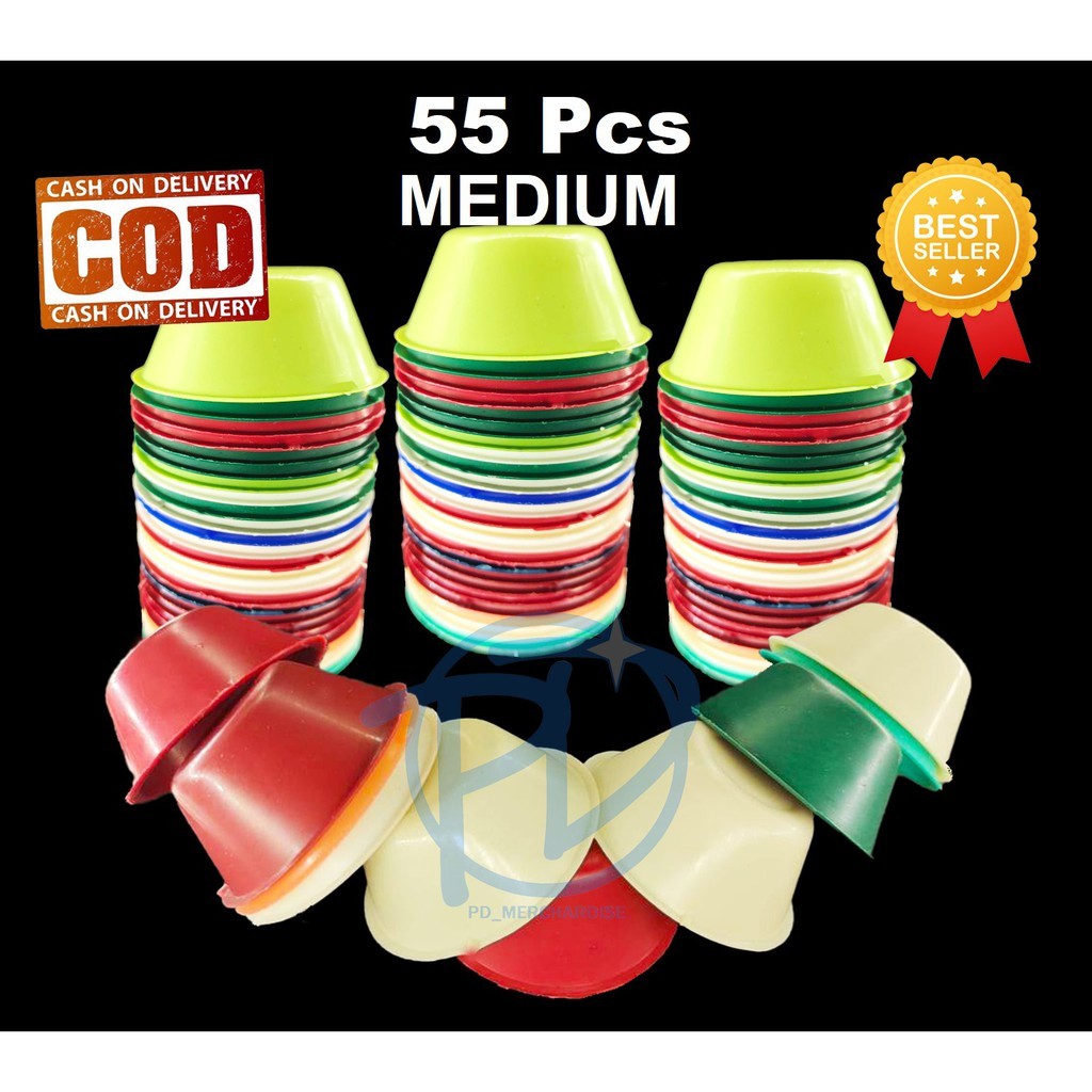 COD PD 55 Pcs MEDIUM PUTO MOLDER MAKAPAL PUTO KUTSINTA PUTO CUPS ...