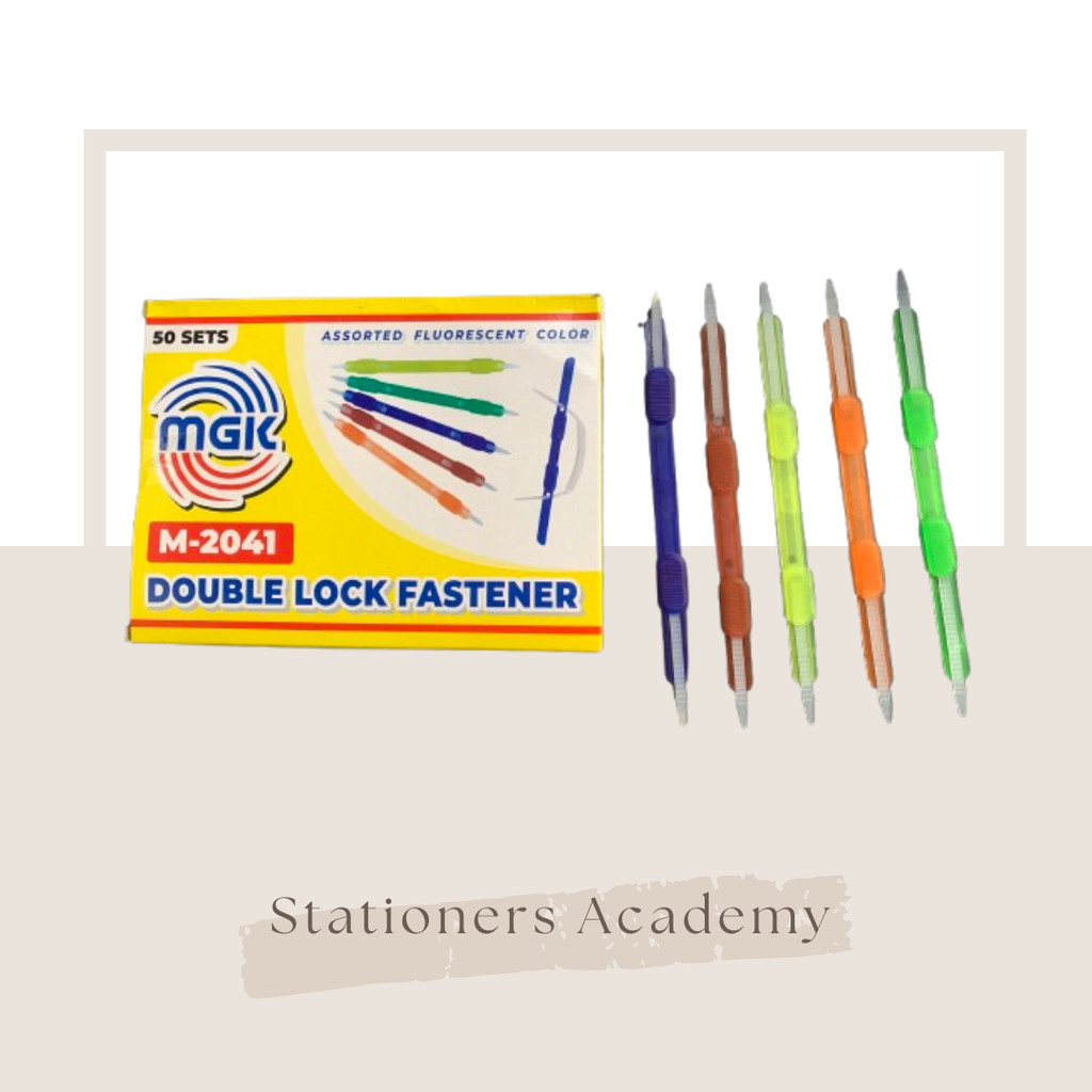 MGK M-2041 Double Lock Fastener Assrtd | Shopee Philippines