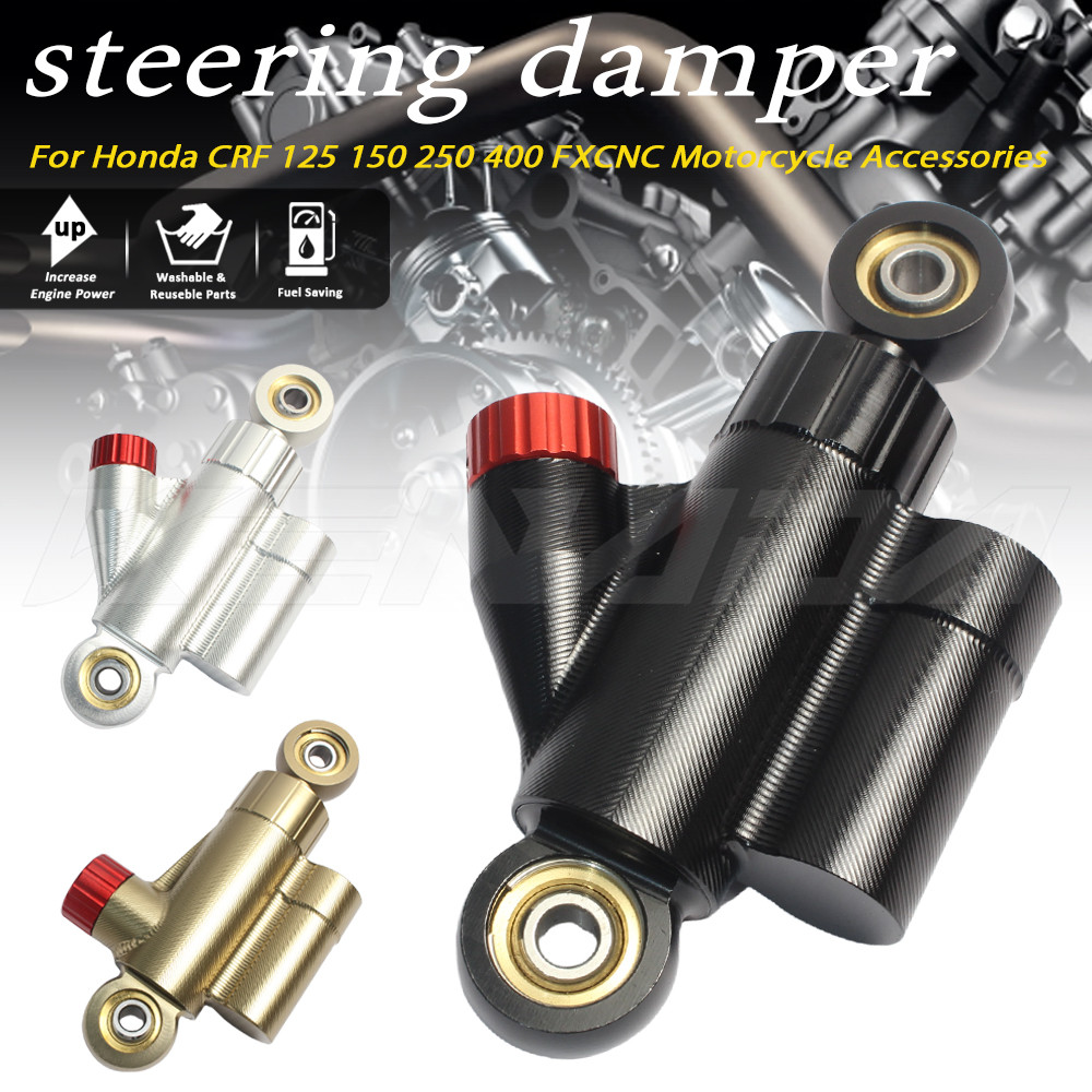 Steering Damper Mini Universal Motorcycle Racing Small Steering Shock ...