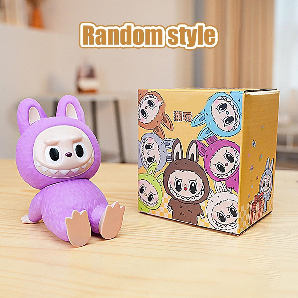 Labubu Mobile Phone Holder Labubu Vinyl Lazy Phone Holder Desk Cartoon ...
