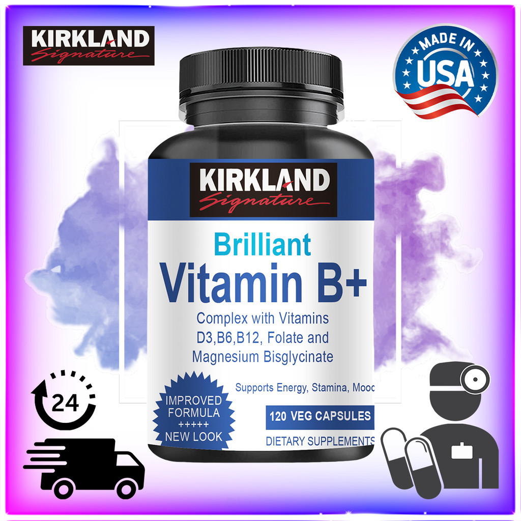 Vitamin B Complex, supports brain and nerve health, supports endurance ...