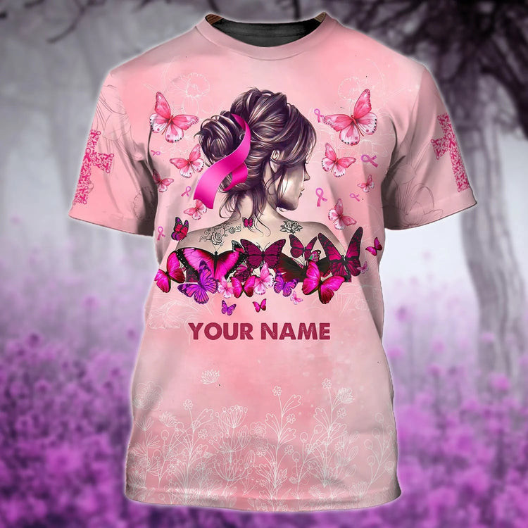 2024 3D Shirt - Personalized 3D Print Breast Cancer Shirt Awareness ...