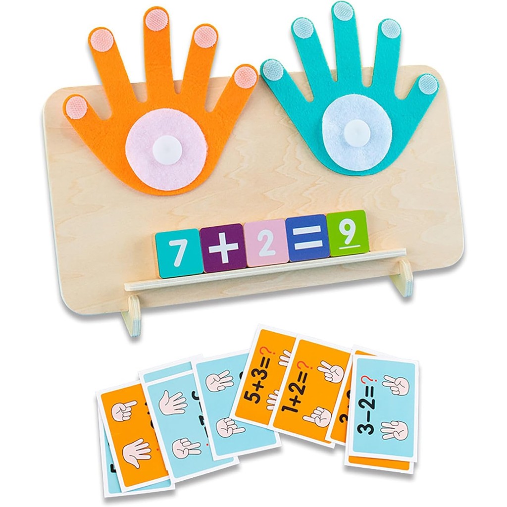 Finger Number Counting Toy for Toddlers, Math Teaching Aids for Kids ...