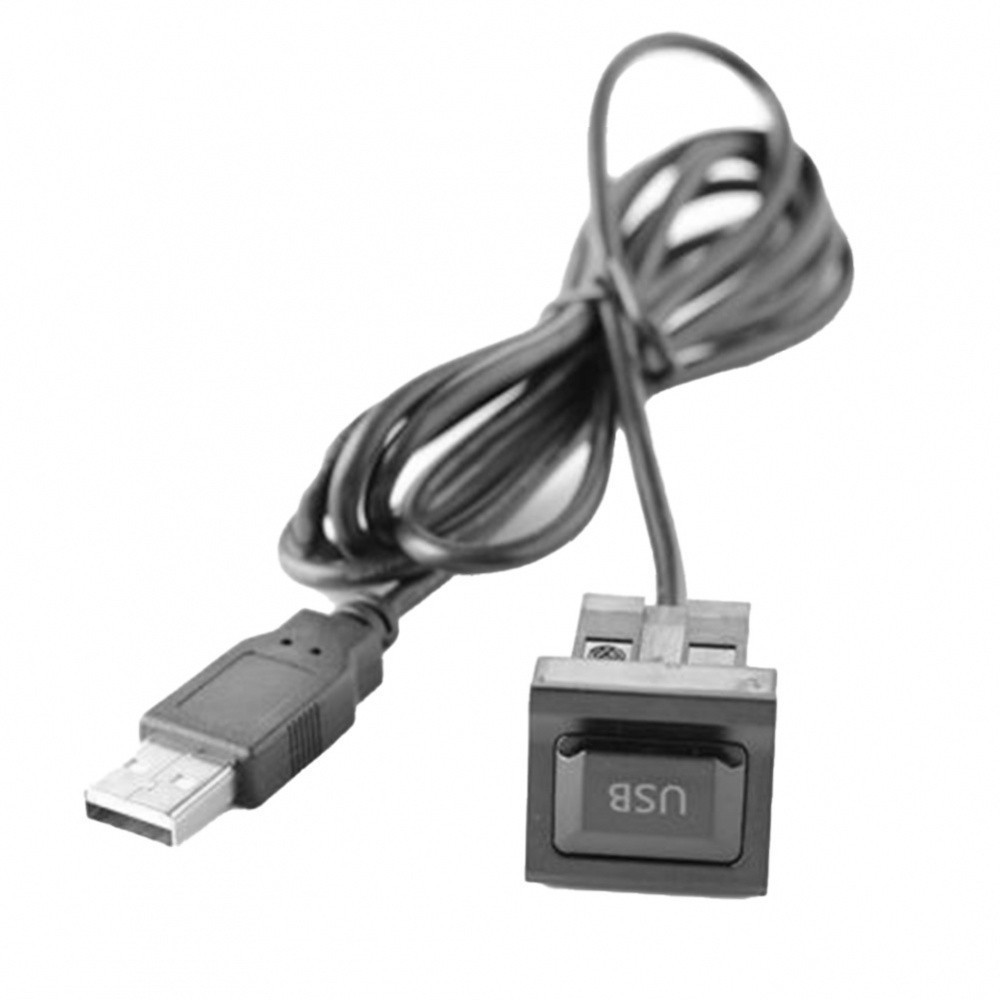 USB With Dust Cover Dual USB Extension Panel USB Port AUX Adapter Cable ...