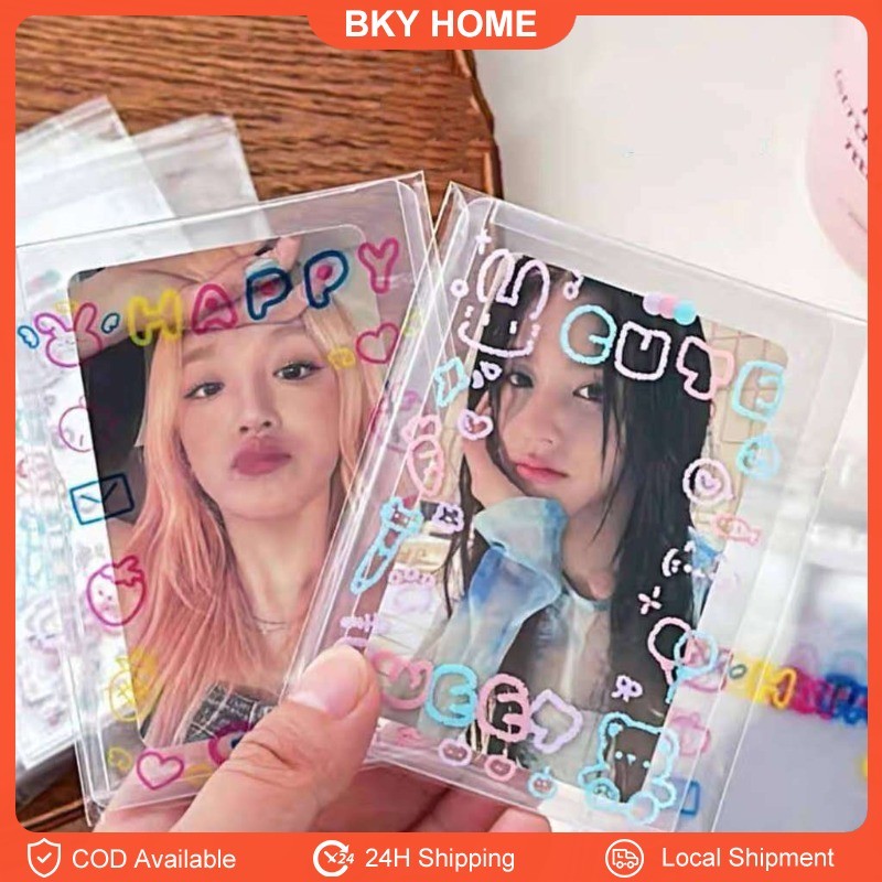 50pcs Clear Toploader Photocard Protector Transparent Card Sleeve Photo ...