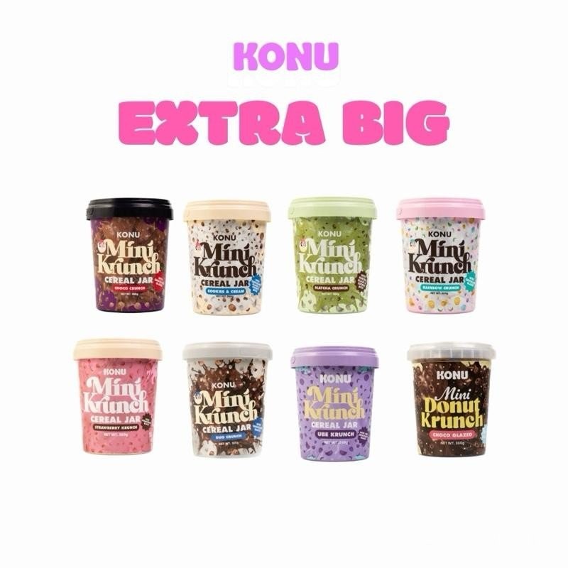 Konu Mini Krunch Cereal Jar Extra Big - Chocolate Snack: Chocolate ...