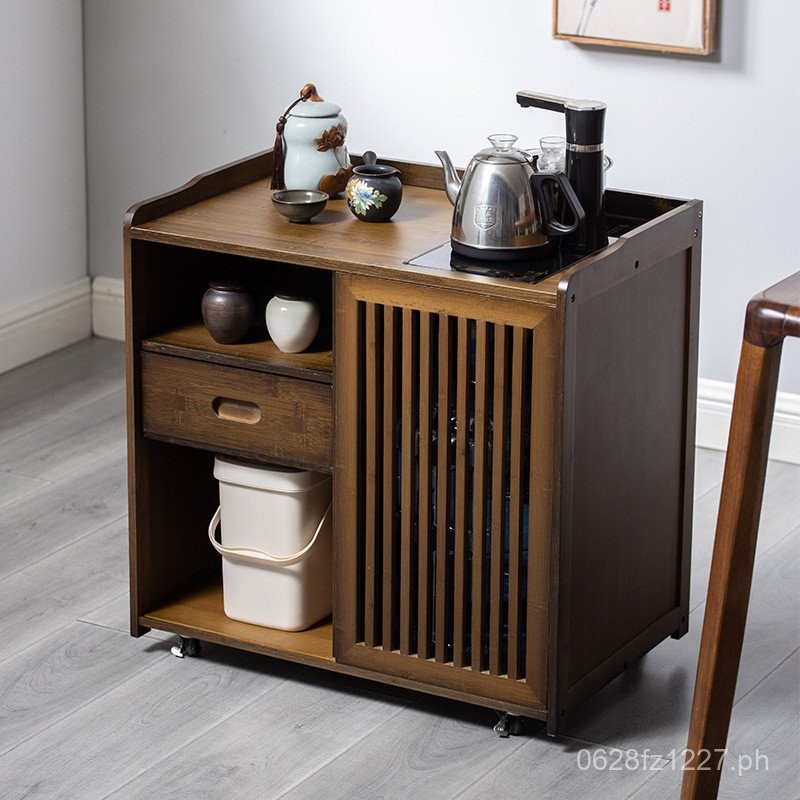 Tea Table Small Side Cabinet Tea Water Cabinet Integrated Water Boiler ...