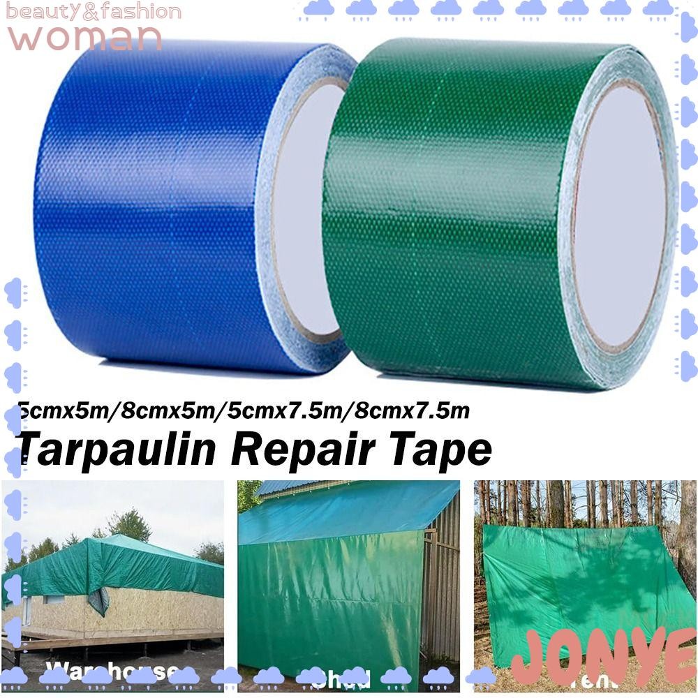 JONY Rainproof Cloth Tape, Tear Resistance Strong Adhesion Tarpaulin ...