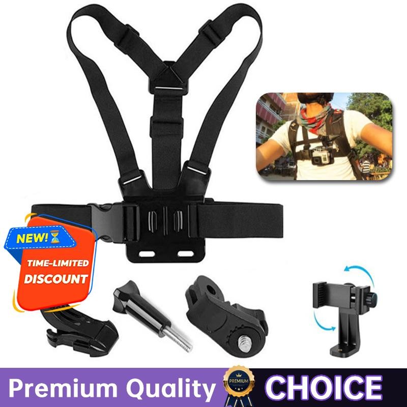 Universal Phone Holder For GoPro Camera Mount Bracket Phone Stand Chest ...