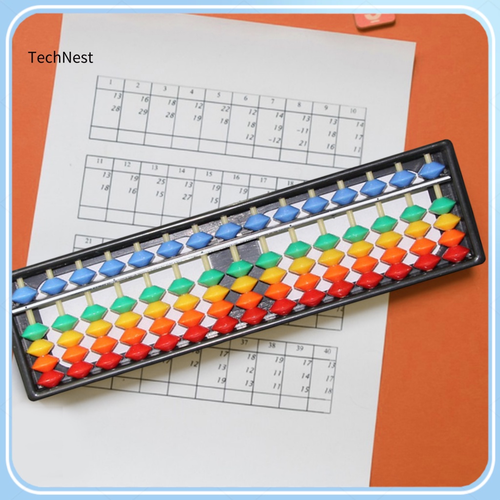 TechNest‌| Mini Abacus for Home Learning Game Simulated Abacus Beginner ...