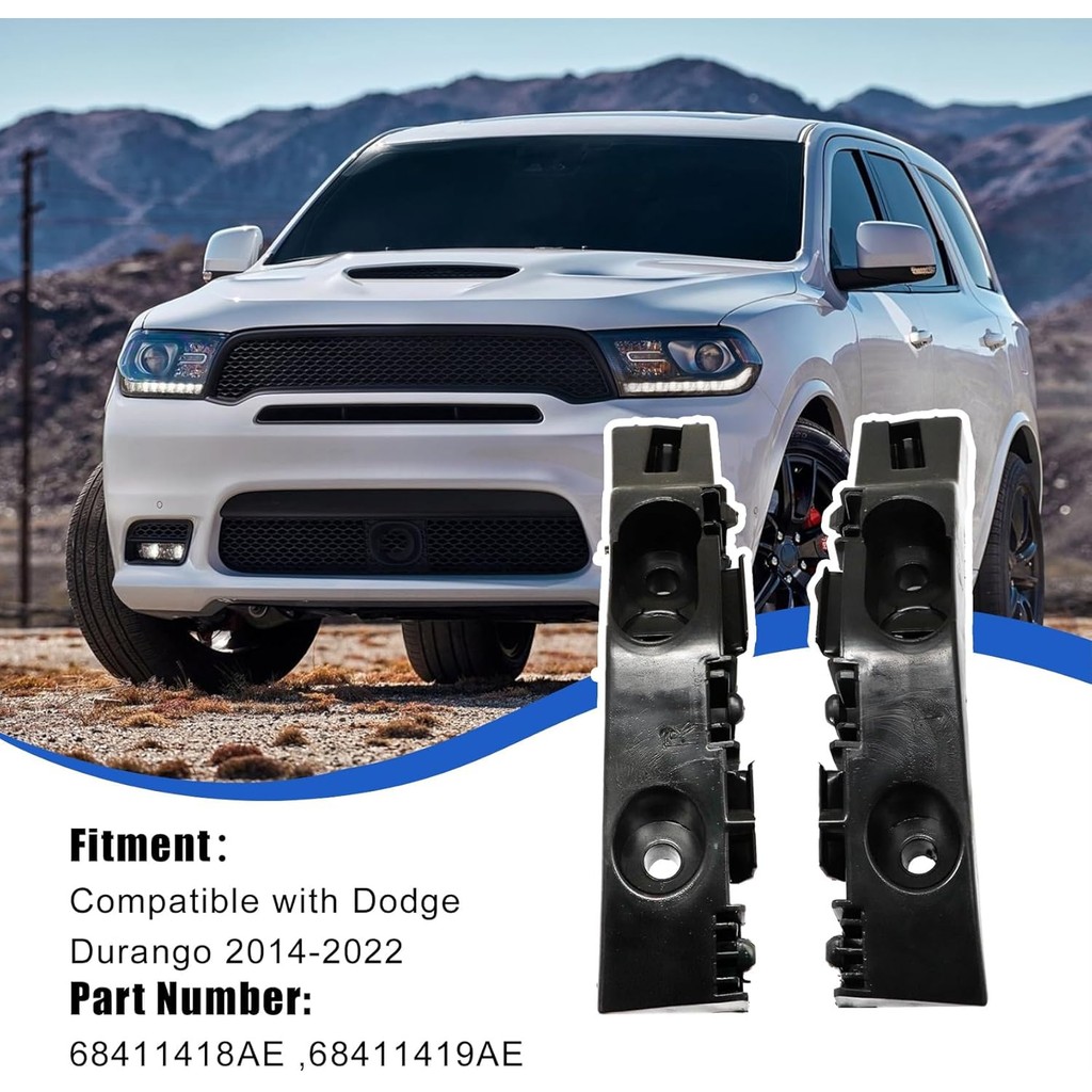 FZJDSD 2PCS Front Bumper Support Bracket Driver & Passenger Side ...