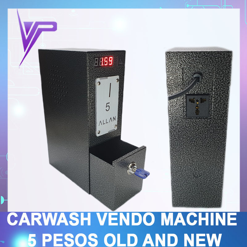 🇵🇭 Carwash Vendo Machine 5 Peso Coins Slot Old and New | Shopee Philippines