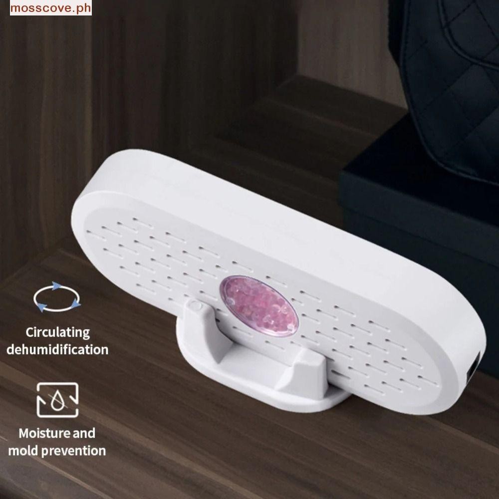 MOSSCOVE Electric Dehumidifier, USB Charging Portable Mini Air Dryer ...