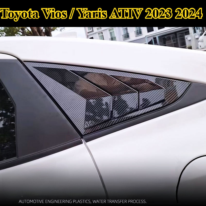Toyota Vios / Yaris ATIV 2023 2024 Rear Side Window Cover Triangle ...