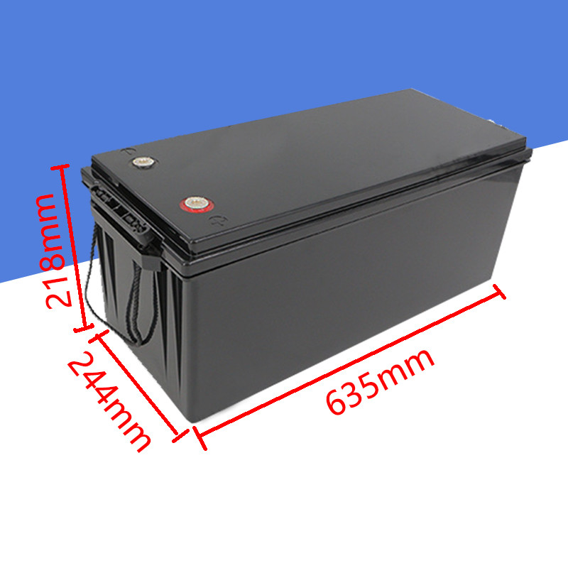 12V 300AH battery case LiFePO4 empty battery box with handle 32650 ...
