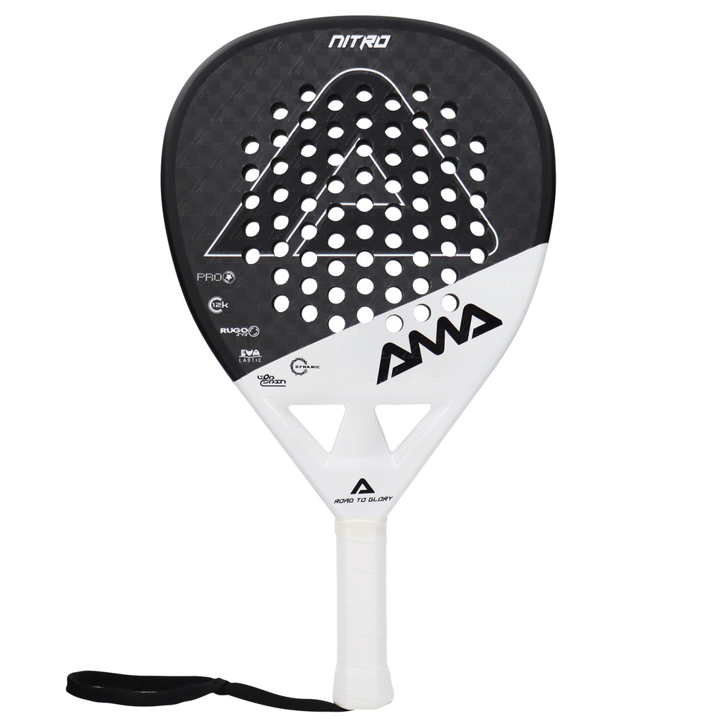Amasport 12K Carbon Fiber Padel Racket,EVA Foam Core,Delivers ...
