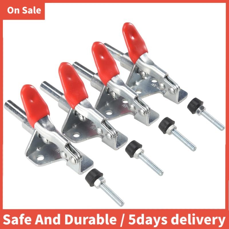 4Pcs GH-301AM 45Kg Toggle Clamp Quick Release Pull Action Vertical ...