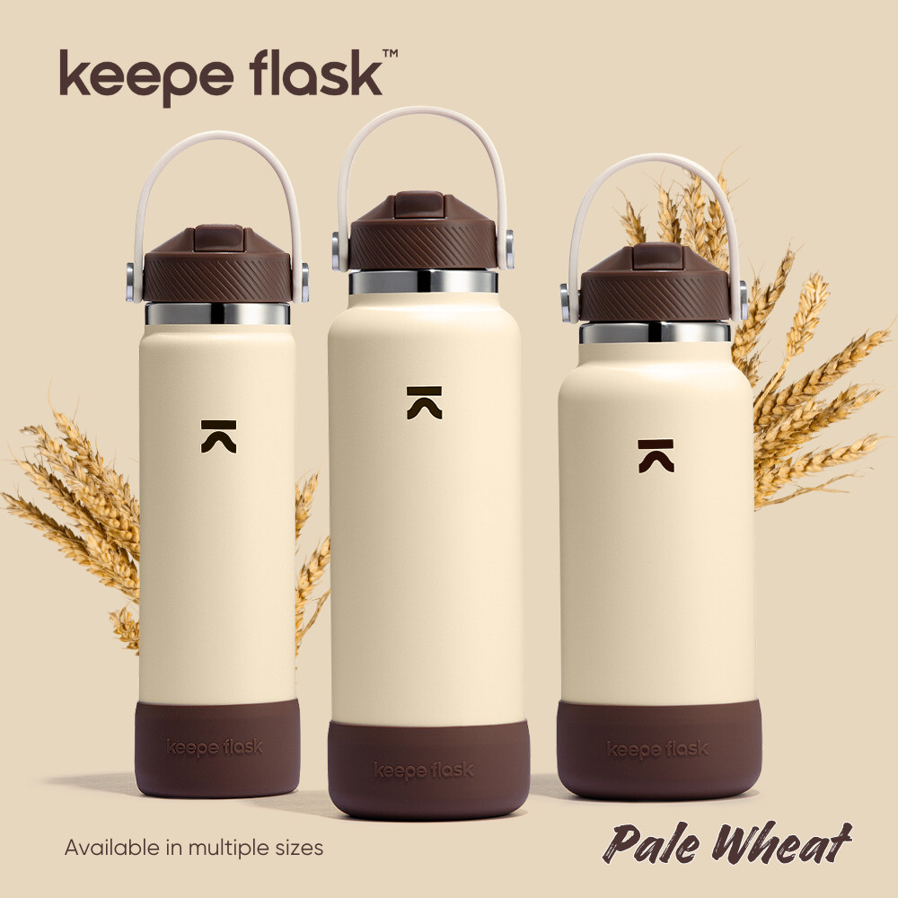Keepe Flask Vacuum Insulated Double Wall Leakproof Hydrated Tumbler Hot ...