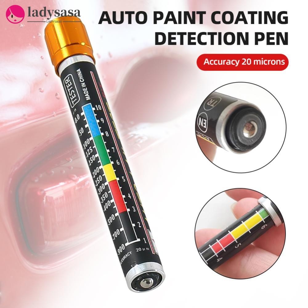 Ladysasa Car Paint Test Thickness Tester with Magnetic Tip Scale Meter ...