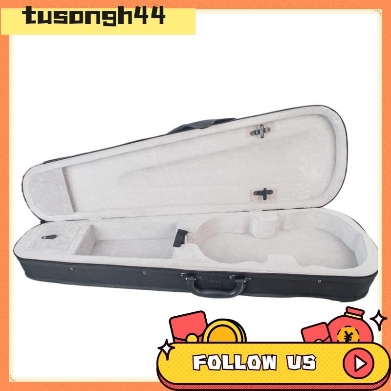 Violin Case Professional Triangular Shape Violin Hard Case -Silver ...