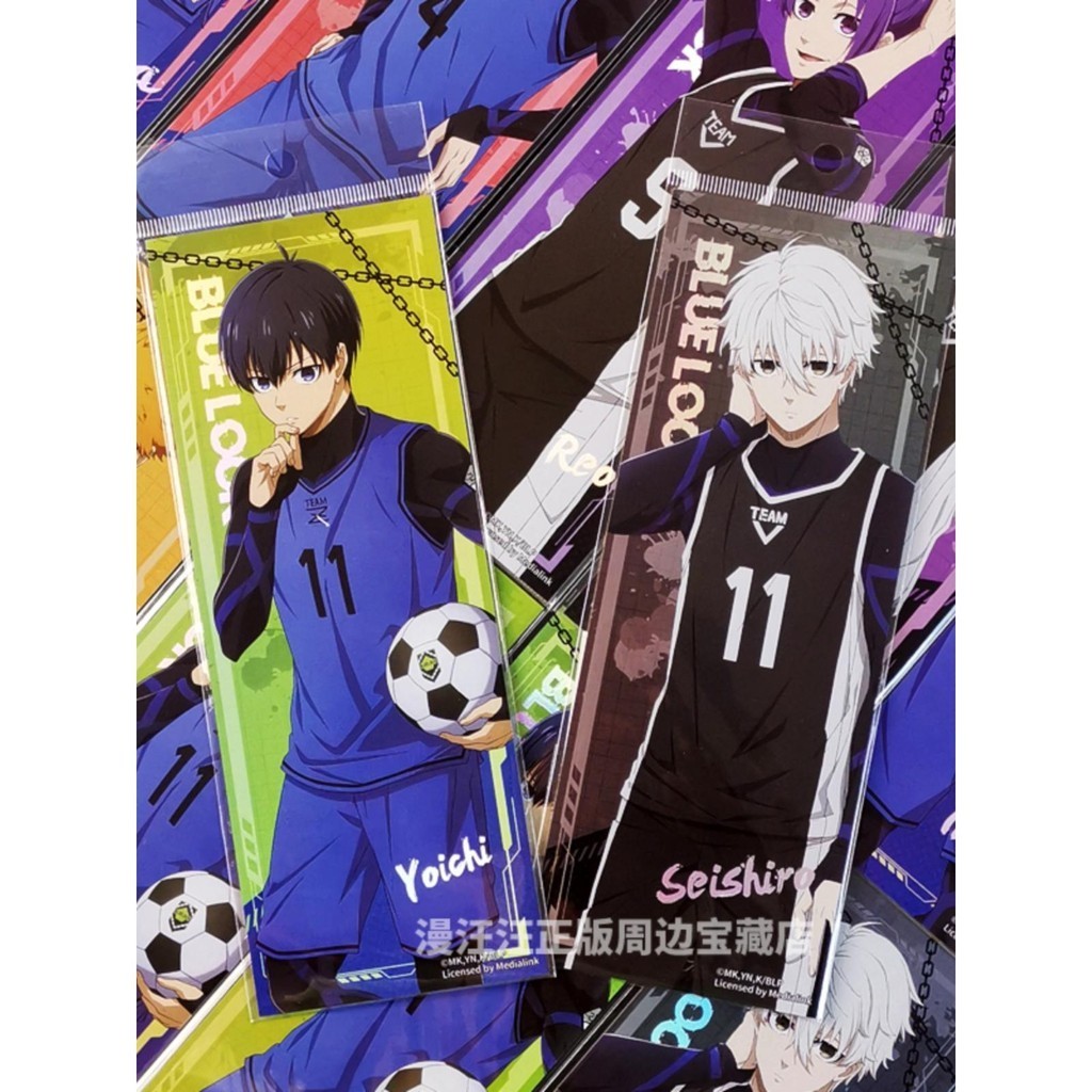 Genuine Blue Prison Blue Lock Laser Ticket Bookmark Bee Happy Back ...