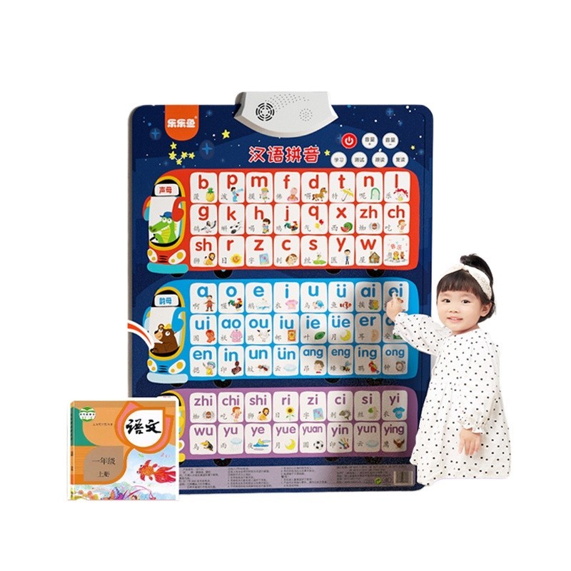 Pinyin Phonics Training Young and Young Cohesion Phonetic Alphabet Wall ...