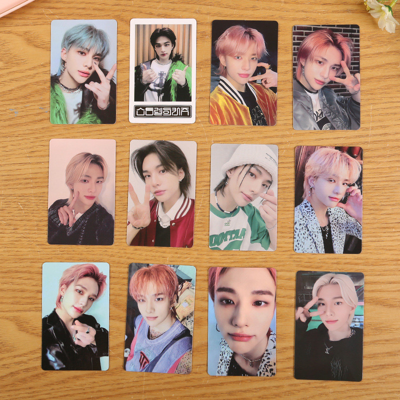8-12pcs STRAY KIDS Photocards 5-STAR Album Lomo Cards HYUNJIN BANGCHAN ...