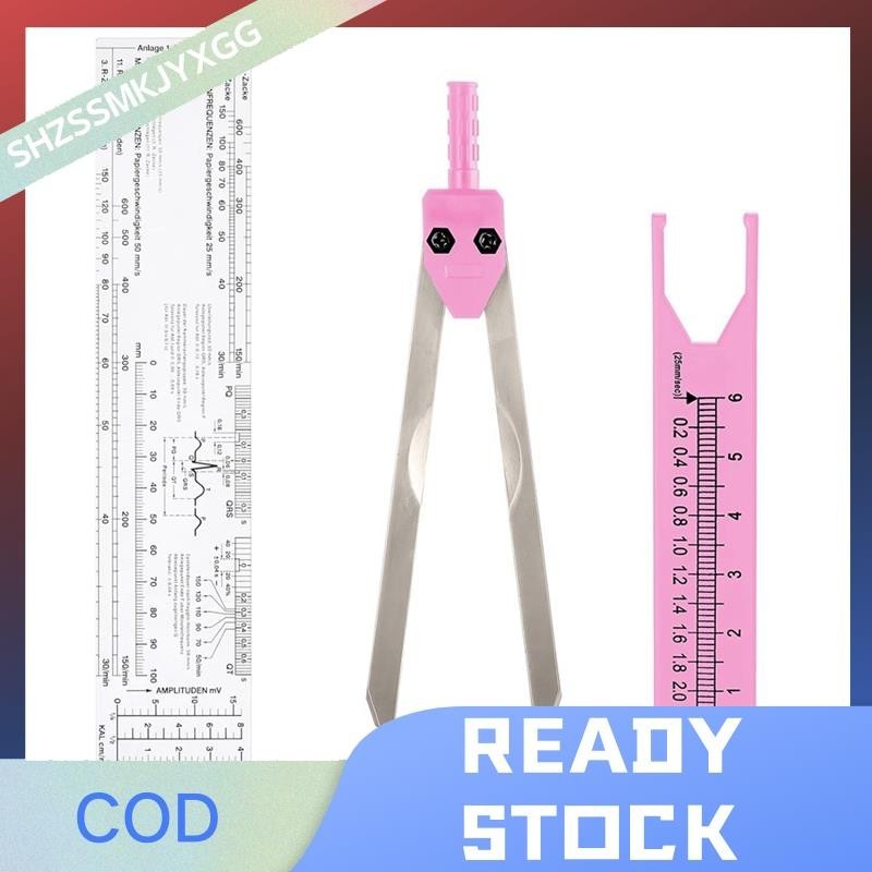 EKG Calipers ECG Calipers Measuring Tool with Ruler EKG Caliper Divider ...